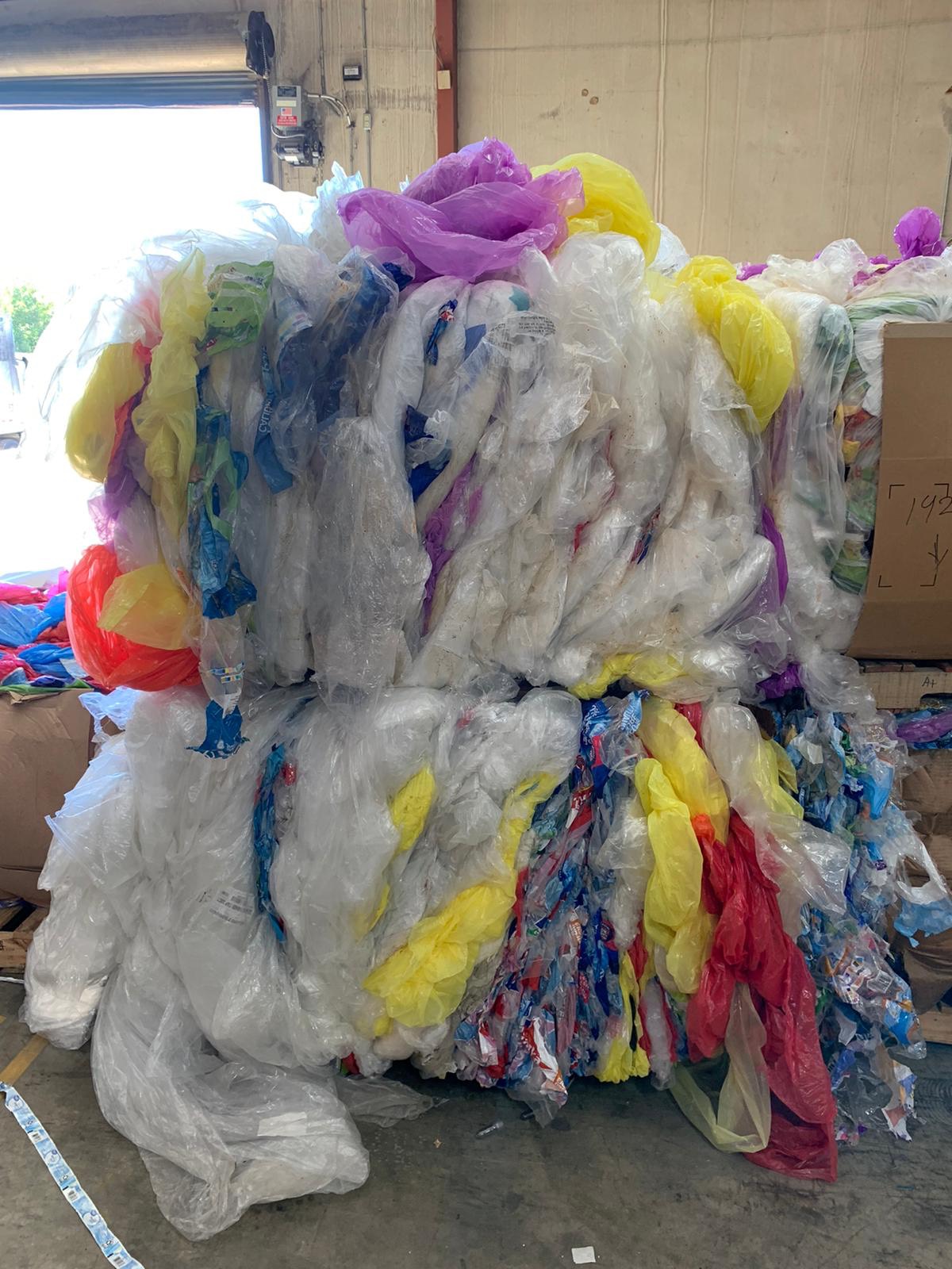 LDPE, Baled, PE laundry. film bales