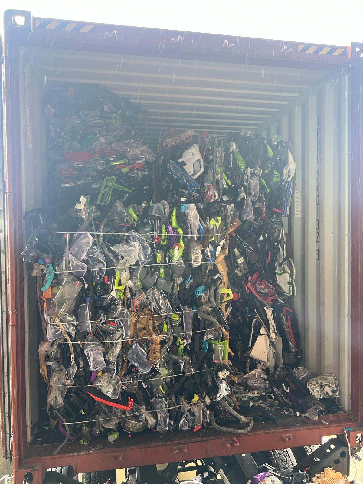 Other plastic, Baled, WEEE