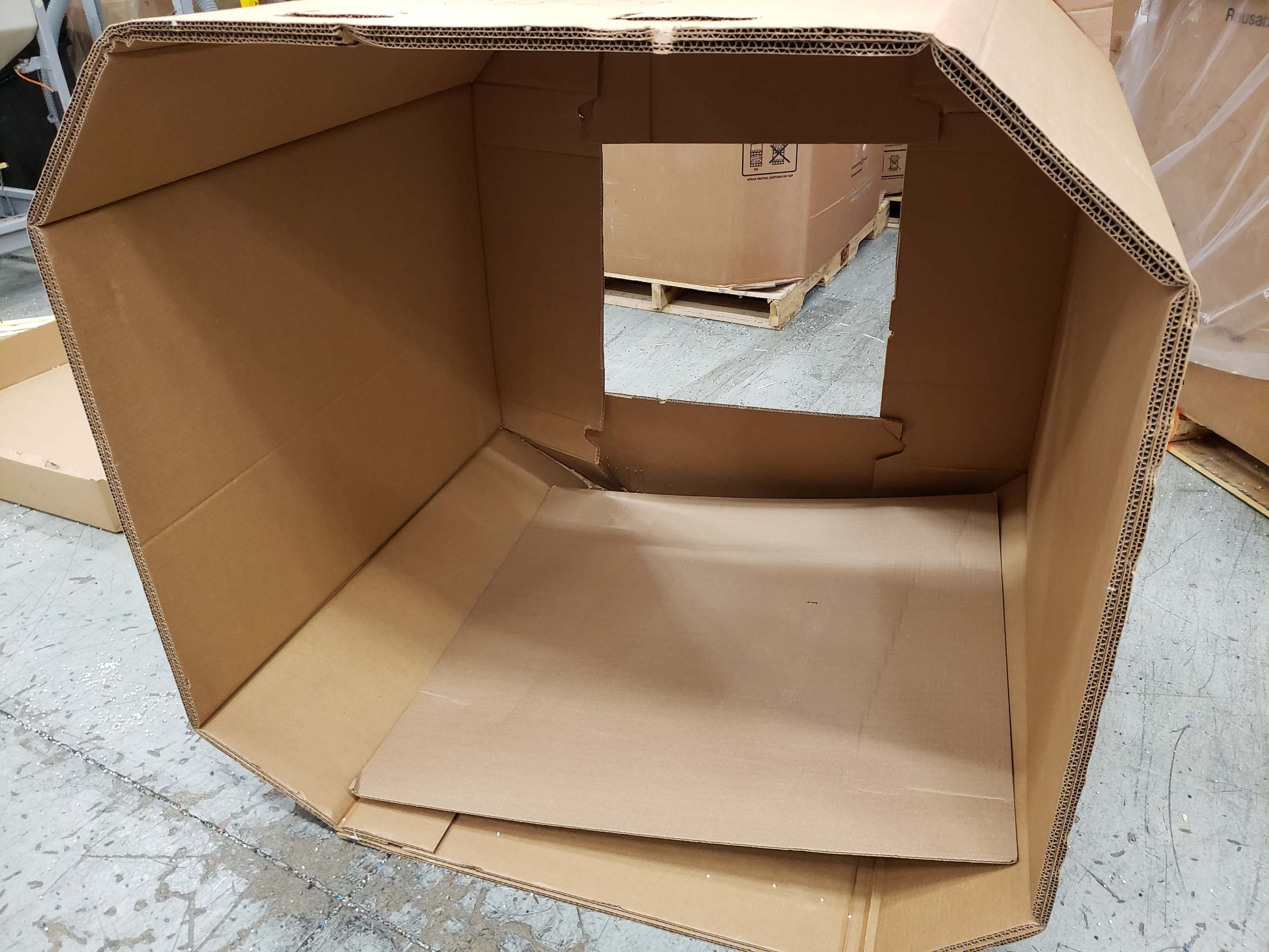 Cardboard (OCC), Loose, Used 4 and 5 ply octagonal gaylords