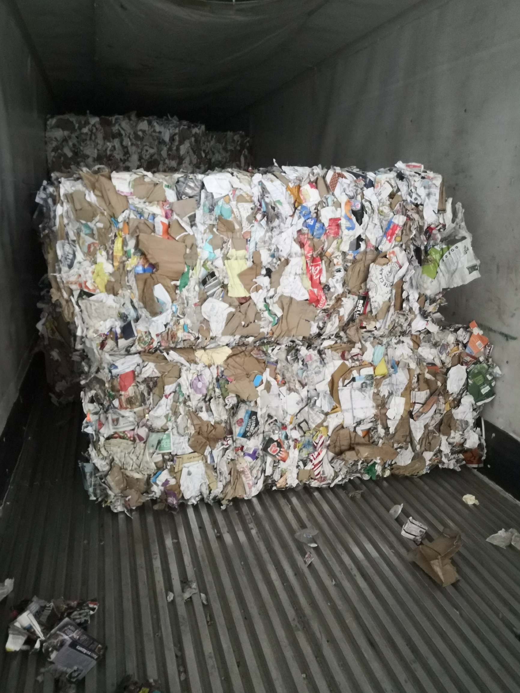 Cardboard (OCC), Baled, Papel Mixto